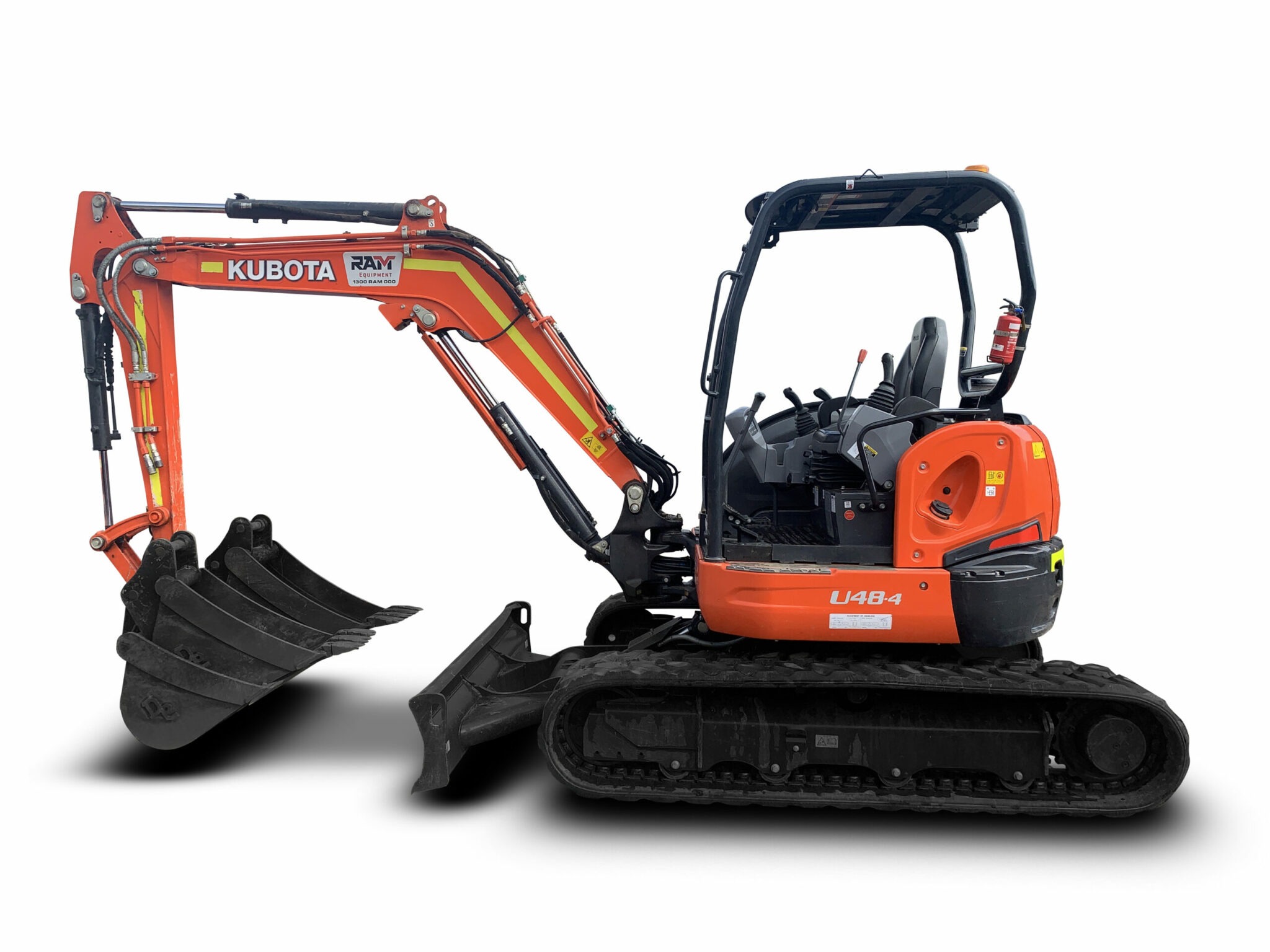 Kubota 3.5 Tonne Excavator - RAM Equipment - Dry Hire Today!