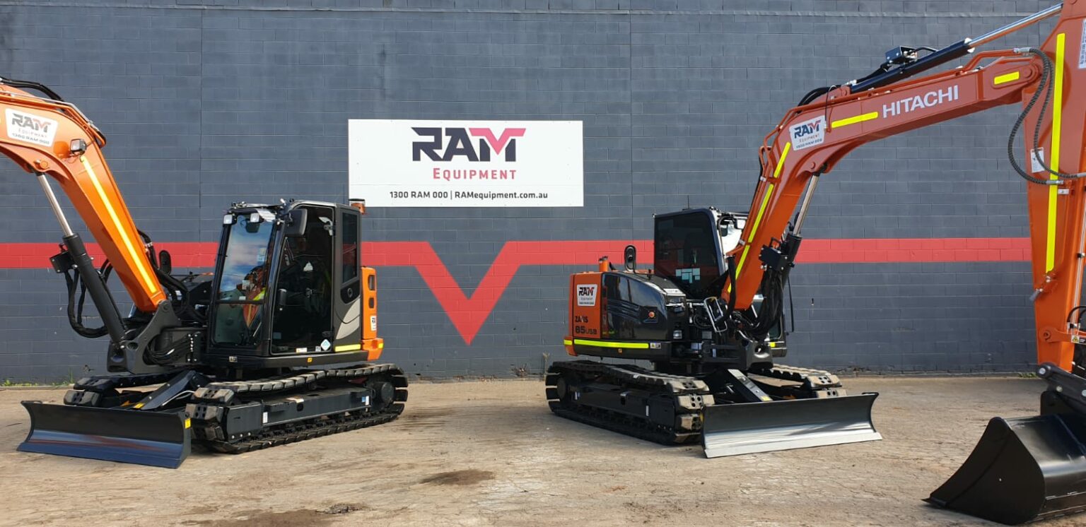 Hitachi 8.5 Tonne Excavator - RAM Equipment - Dry Hire Today