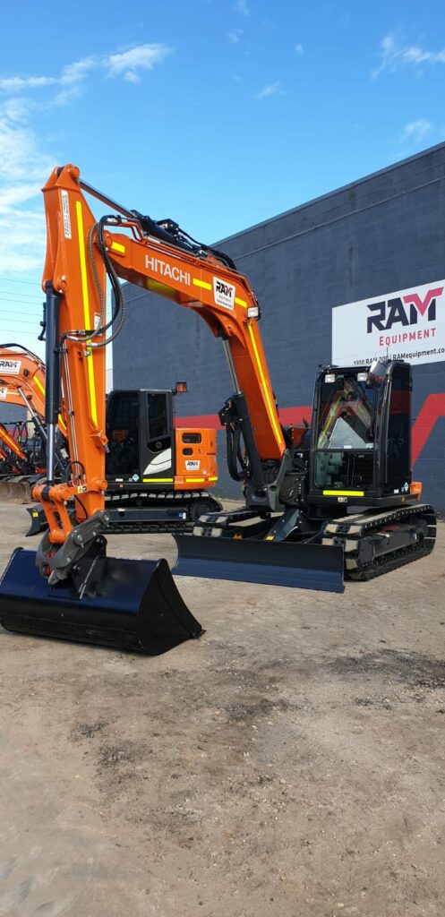 Hitachi 8.5 Tonne Excavator - RAM Equipment - Dry Hire Today