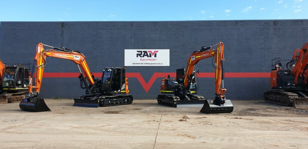 Hitachi 8.5 Tonne Excavator - RAM Equipment - Dry Hire Today
