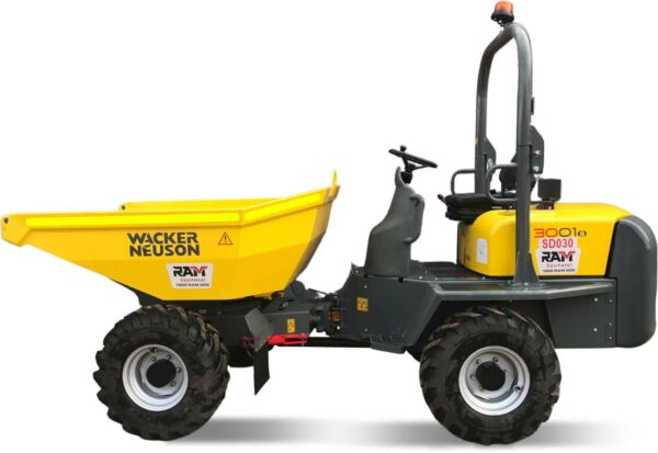 Wacker Neuson Site Dumper (3T) - RAM Equipment