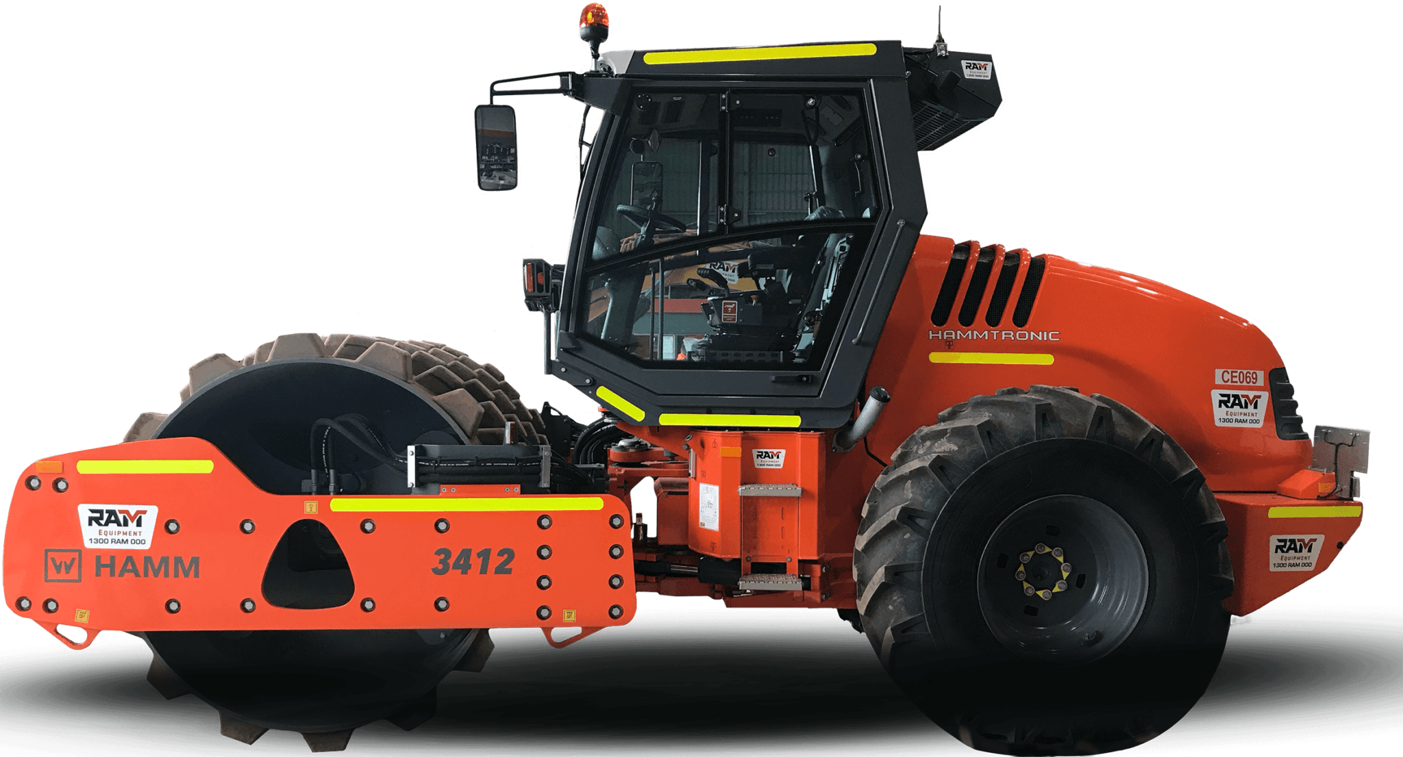 Hamm Padfoot Drum Roller (12T) - RAM Equipment